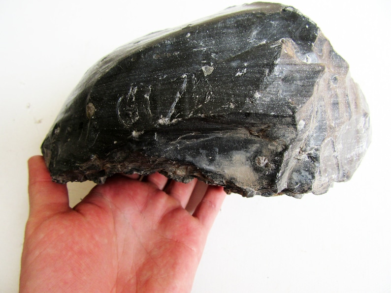 Beautiful Large Obsidian Chunk Raw Knapping supply Volcanic | Etsy