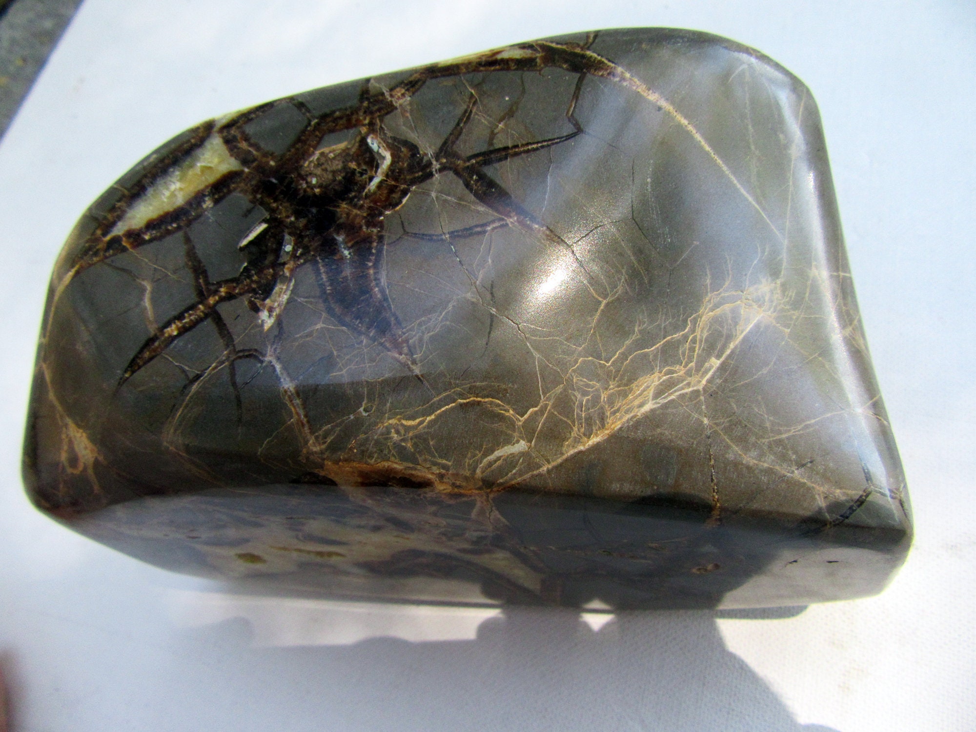 Septarian Nodule Geode Chunk Block Calcite Aragonite Utah - Etsy