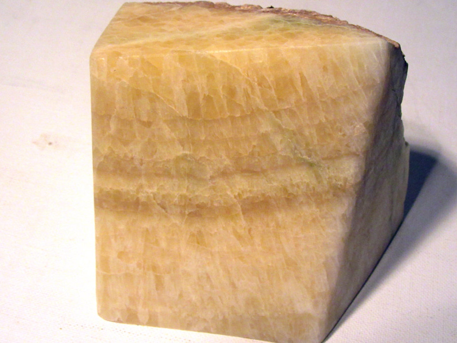 White Calcite Polished Cut Chunk Block Calcium Carbonate Solid - Etsy