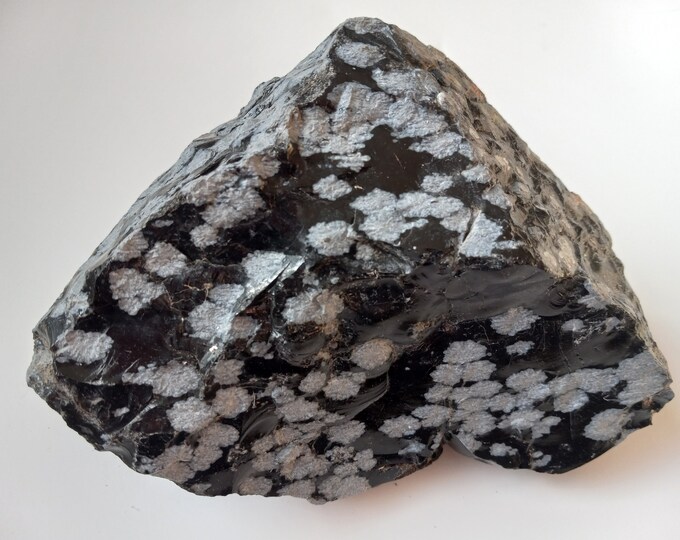 Snowflake Obsidian Chunk, Black Obsidian, Knapping Supply - Etsy