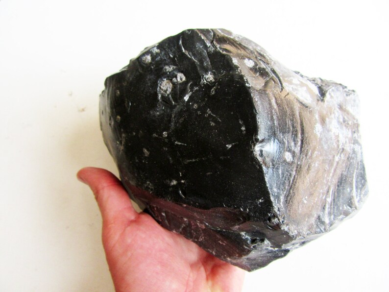 Beautiful Large Obsidian Chunk Raw Knapping supply Volcanic | Etsy