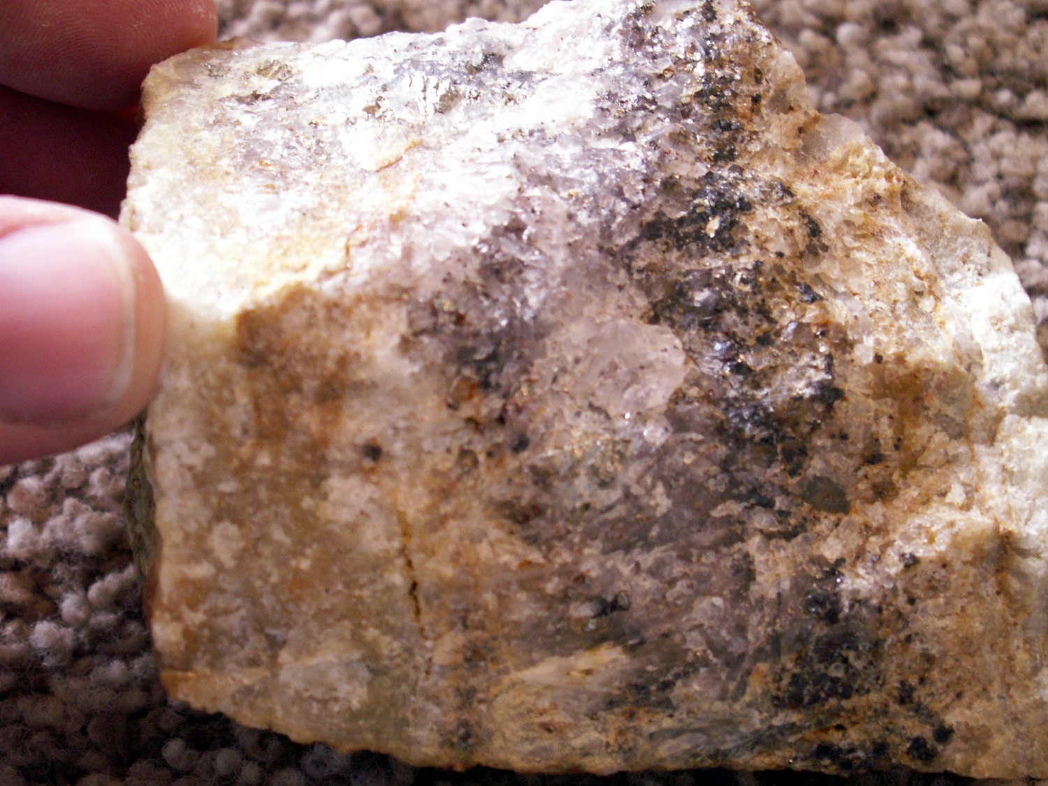 Limonite Quartz and Chalcopyrite Mineral Specimen | Etsy