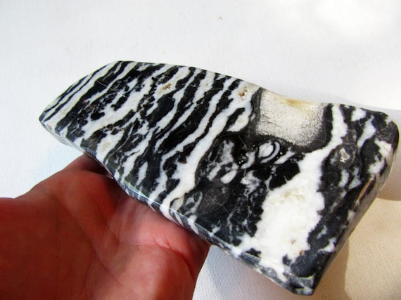 Zebra Marble Chunk Slab | Etsy