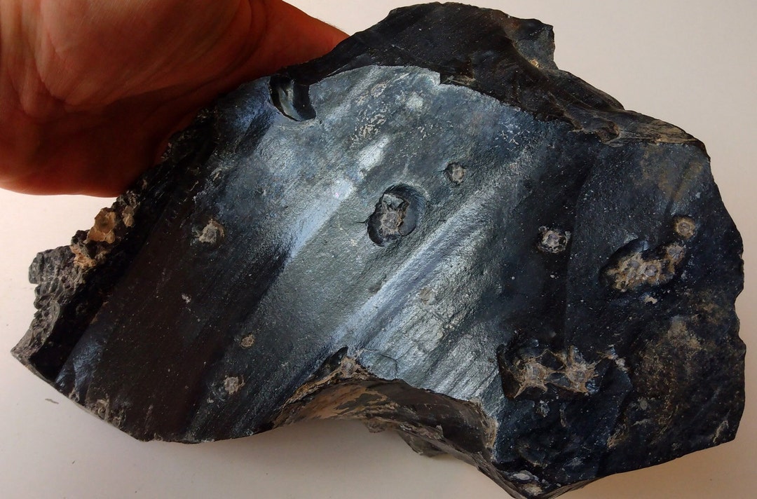 Beautiful Large Obsidian Chunk, Raw, Knapping Supply, Volcanic Glass - Etsy