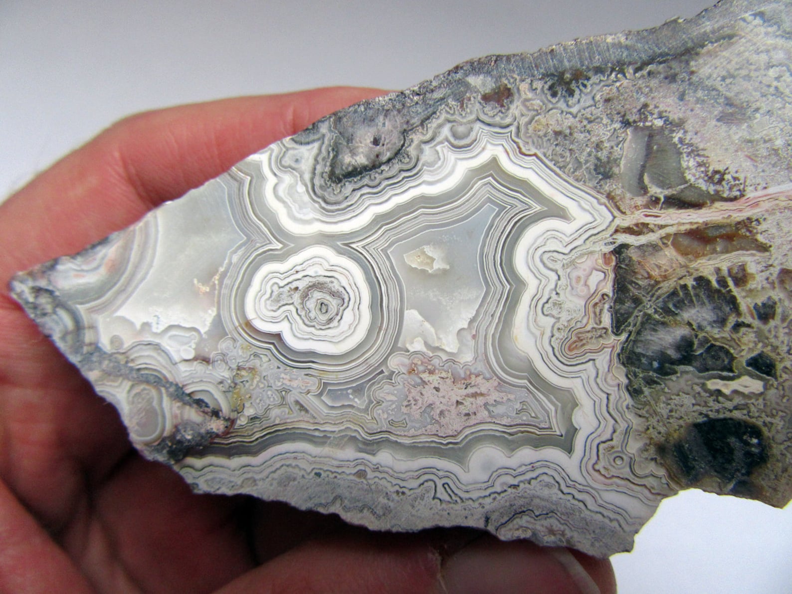 Mexican Crazy Lace Agate piece polished | Etsy