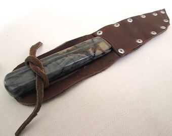 Rustic Rock Handle Hand Made Knife Made From Old Saw Blade | Etsy