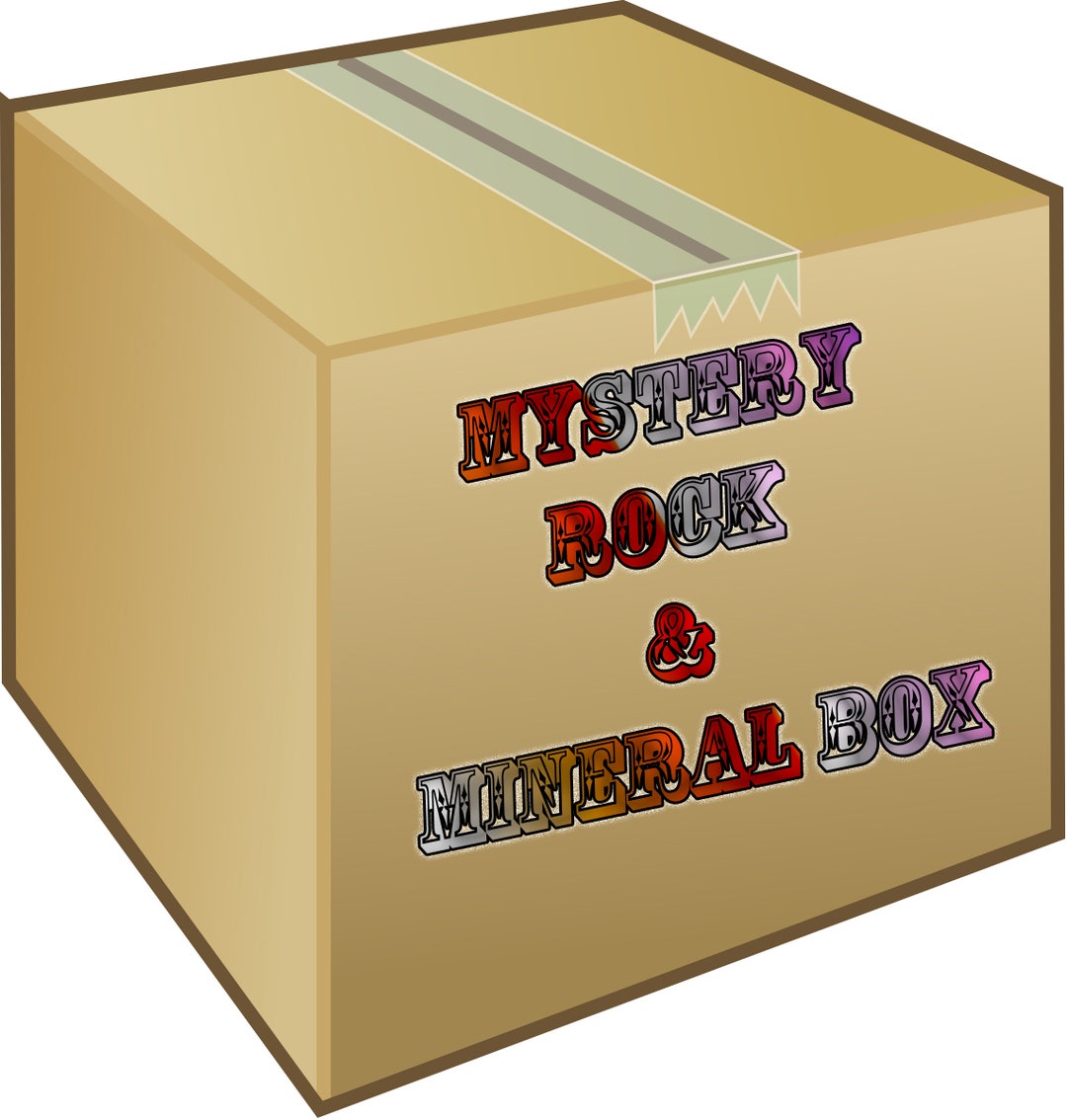 Mystery Rock and Mineral Box: Raw & Polished Specimens - Etsy