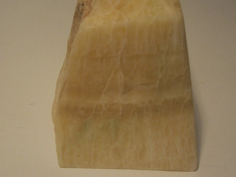 White Calcite Polished Cut Chunk Block Calcium Carbonate Solid - Etsy