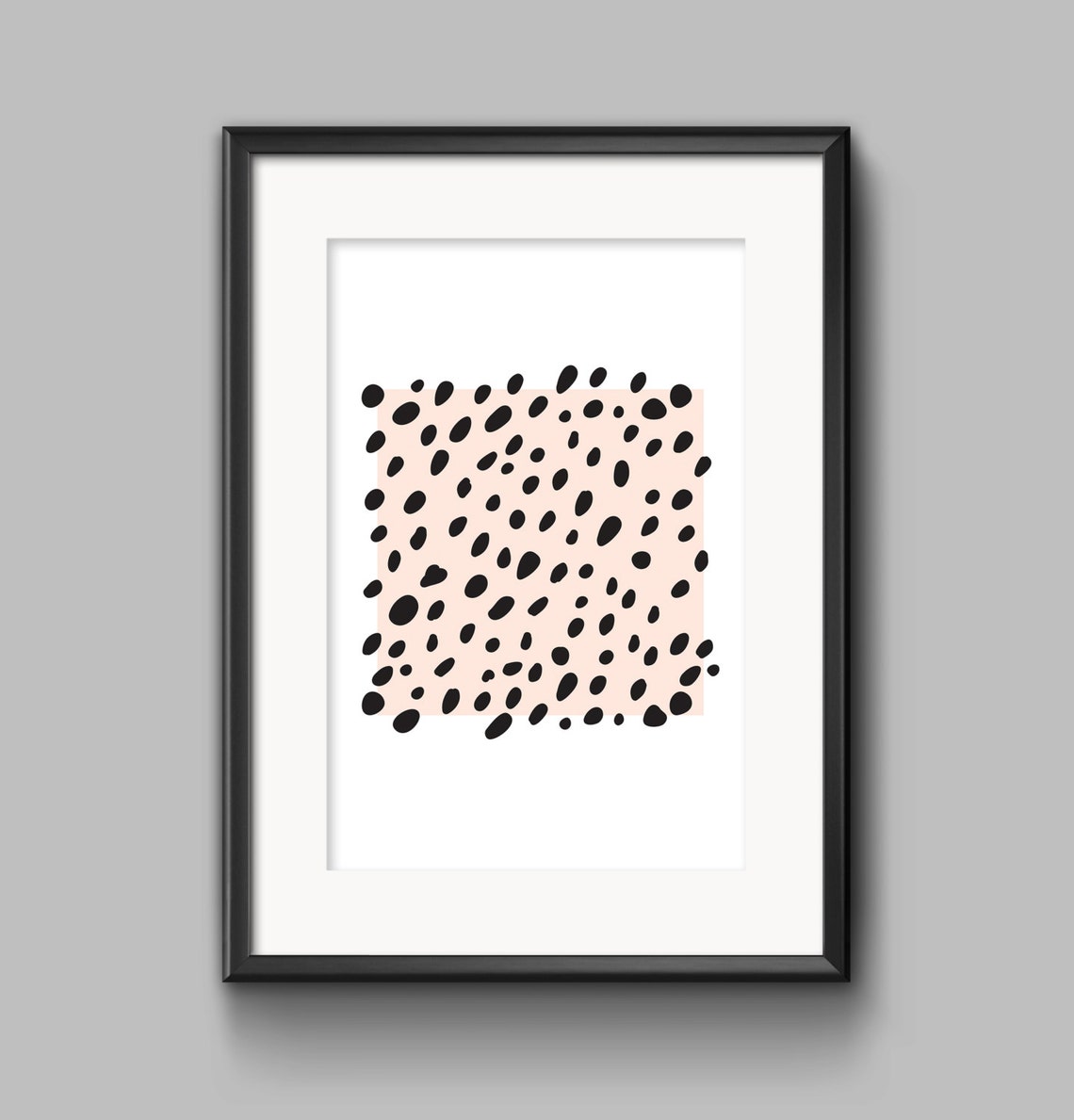 Dalmatian Dots Printable Art Poster - Etsy