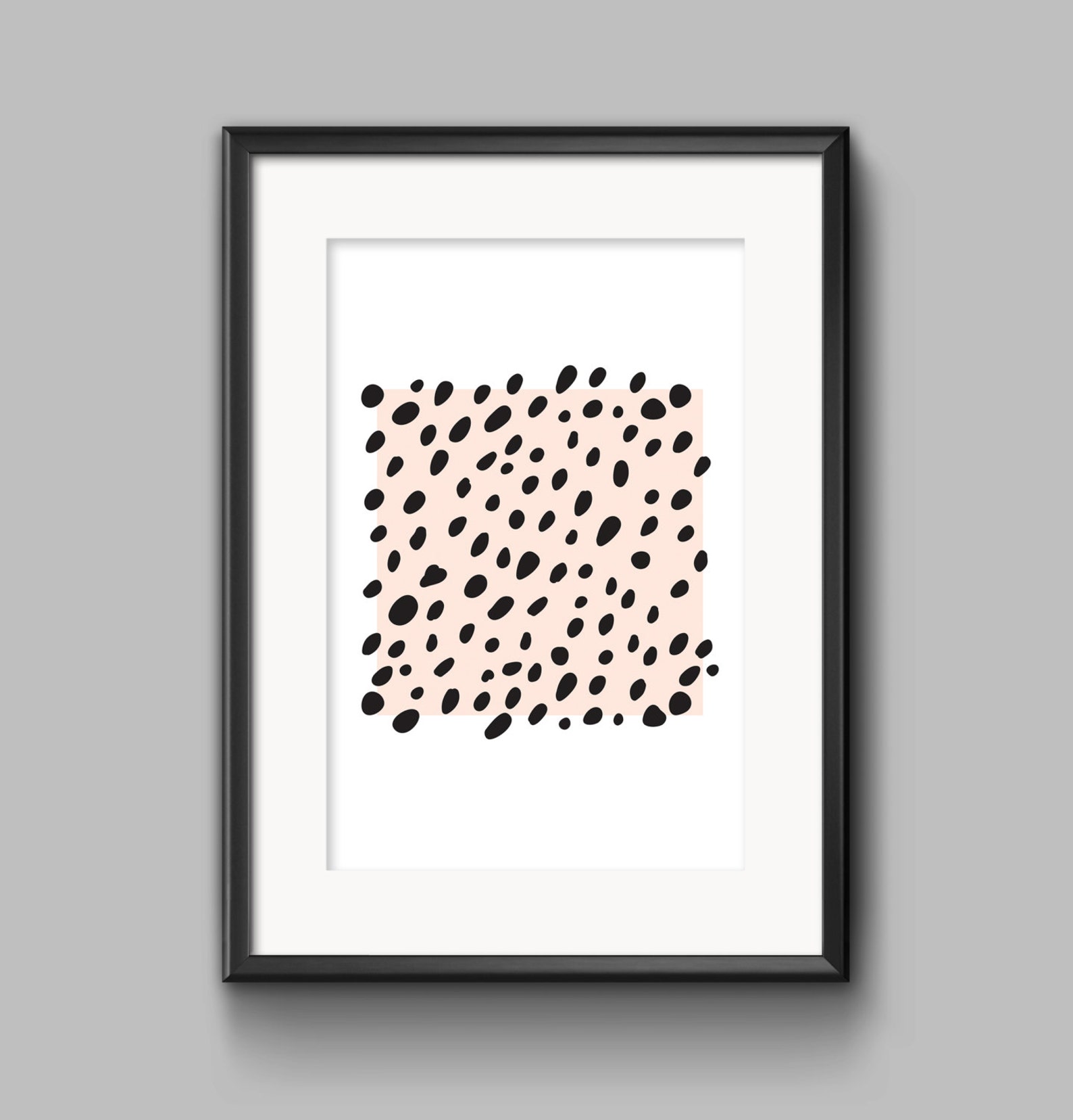 Dalmatian Dots Printable Art Poster - Etsy