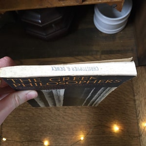 1960 the Greek Philosophers-from Thales to Aristotle by W.K.C. Guthrie ...