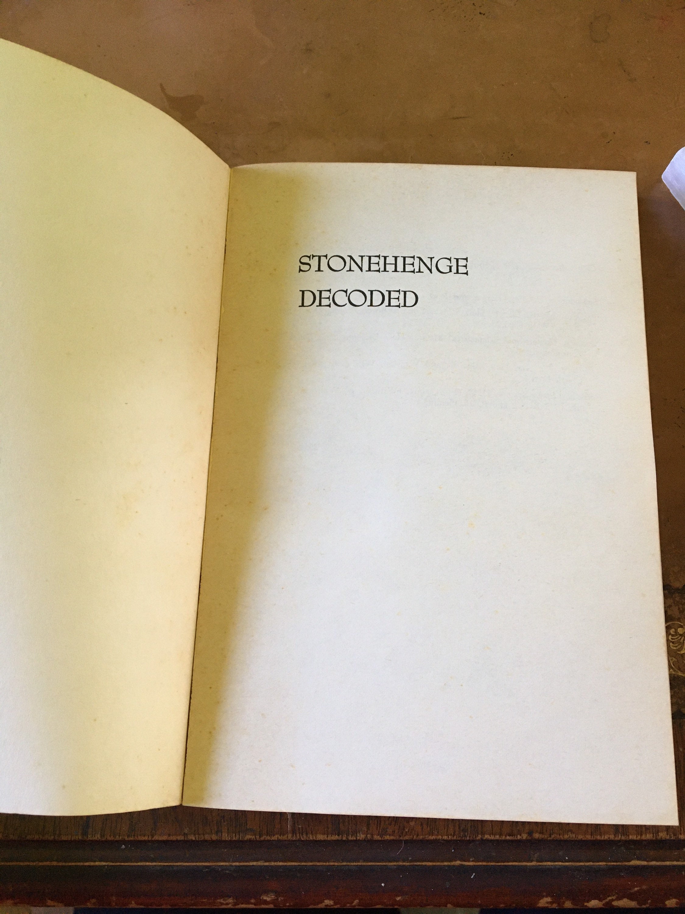 1965 Stonehenge Decoded by Gerald S. Hawkins | Etsy