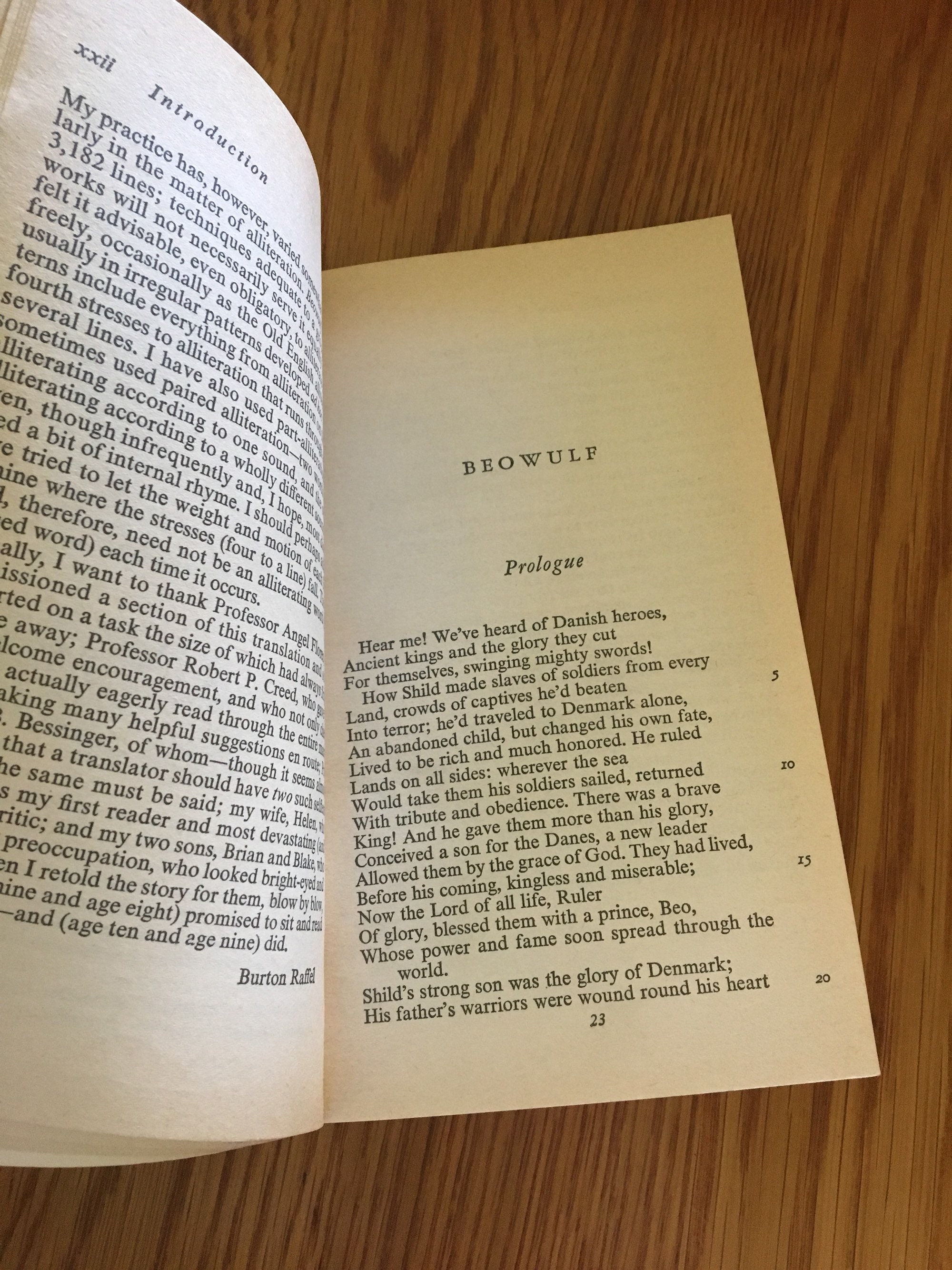 1963 Beowulf Translated by Burton Raffel - Etsy
