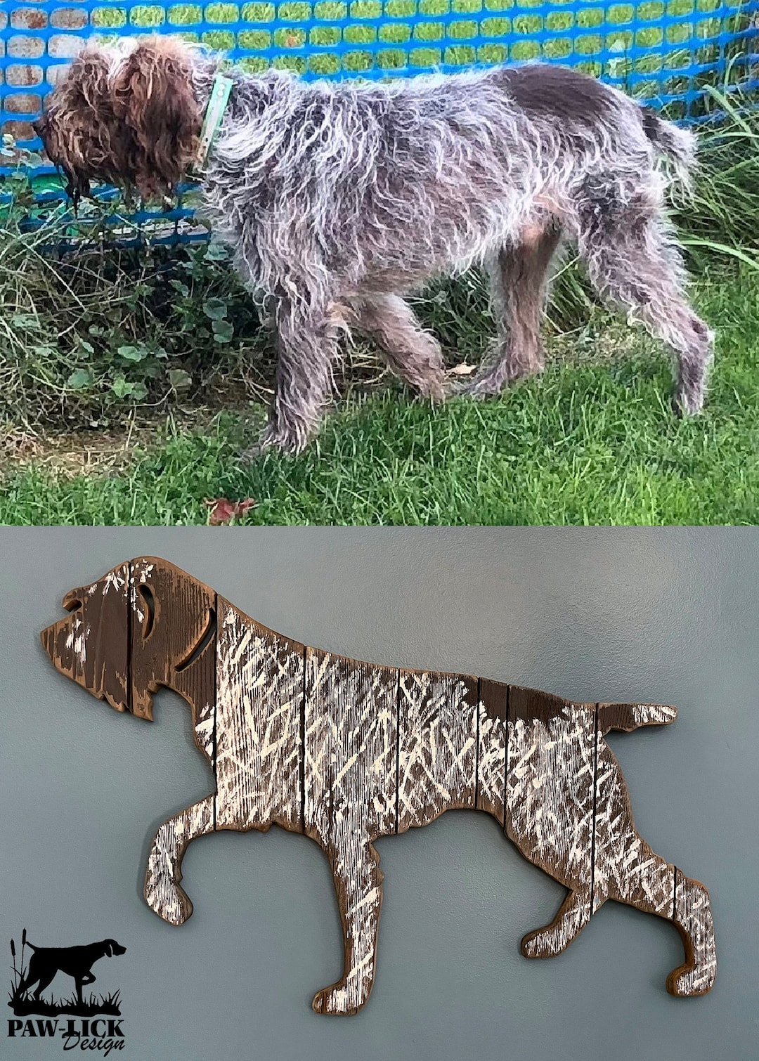 Custom Wire Haired Pointing Griffon custom Painted - Etsy