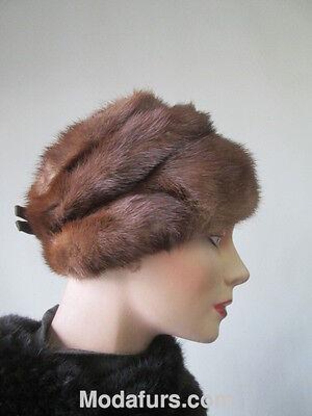 Women's Sz 22" Mink Fur Hat MINT+ - Etsy