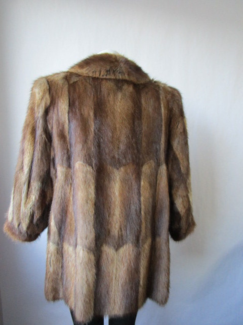 Women's Sz 8 Natural Muskrat Fur Jacket Coat Superb - Etsy Hong Kong