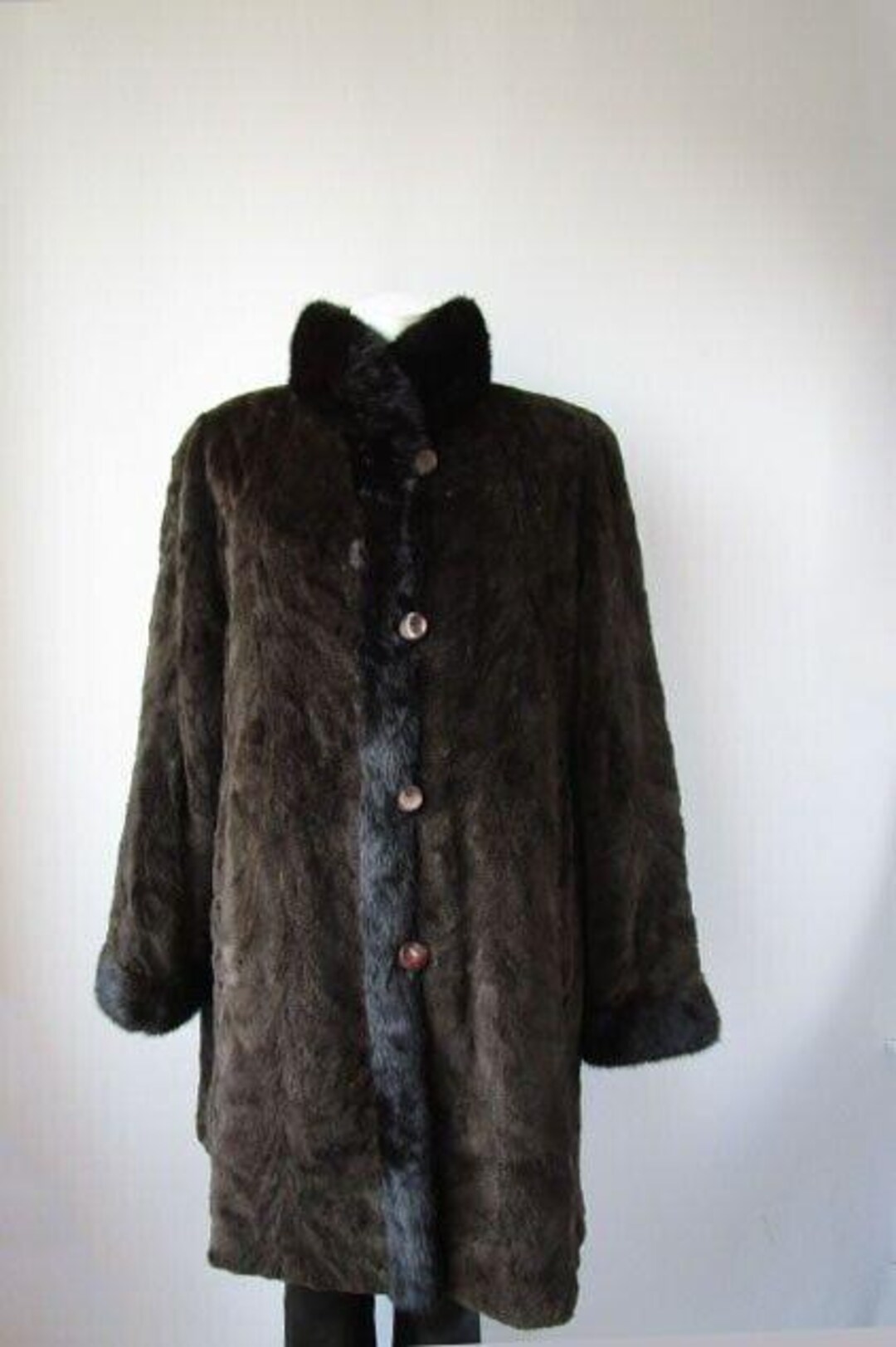 Women's Totally Reversible Mink Fur Coat Jacket Mink Sz 14 MINT+ - Etsy