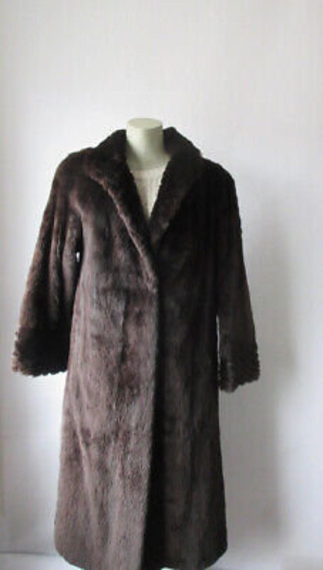 Women's Size 8 Brown Sheared Muskrat Fur Coat Jacket MINT+ - Etsy