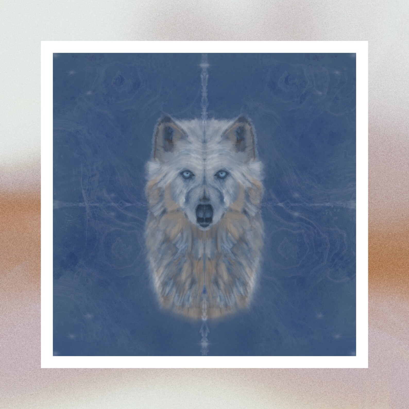 Wolf Medicine - Digital Drawing Artwork - Instant Download Digital File ...