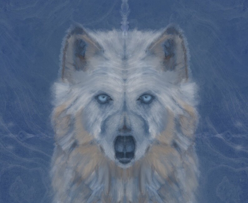 Wolf Medicine - Digital Drawing Artwork - Instant Download Digital File ...