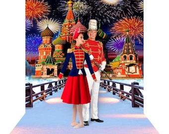 6' Pastel Nutcracker Balloon & Streamer Backdrop Kit - Etsy