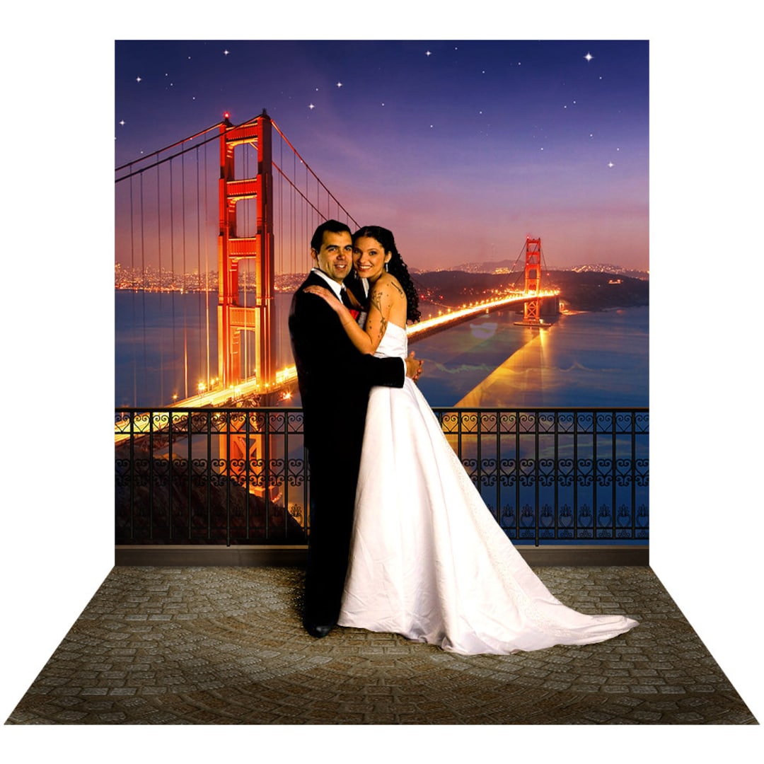Golden Gate Bridge Photo Backdrop, San Francisco Skyline, Prom or ...