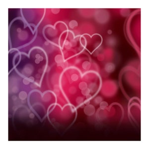 Red Floating Hearts Photo Booth Prop, Marsala Chola Backdrop, Romantic ...