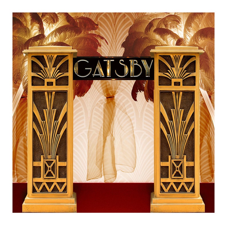 Great Gatsby Photo Backdrop, the Roaring Twenties Fabric Background - Etsy