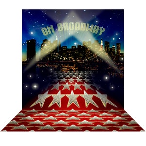 Broadway NYC Backdrop, Times Square Prom, Party Photo Booth Prop - Etsy
