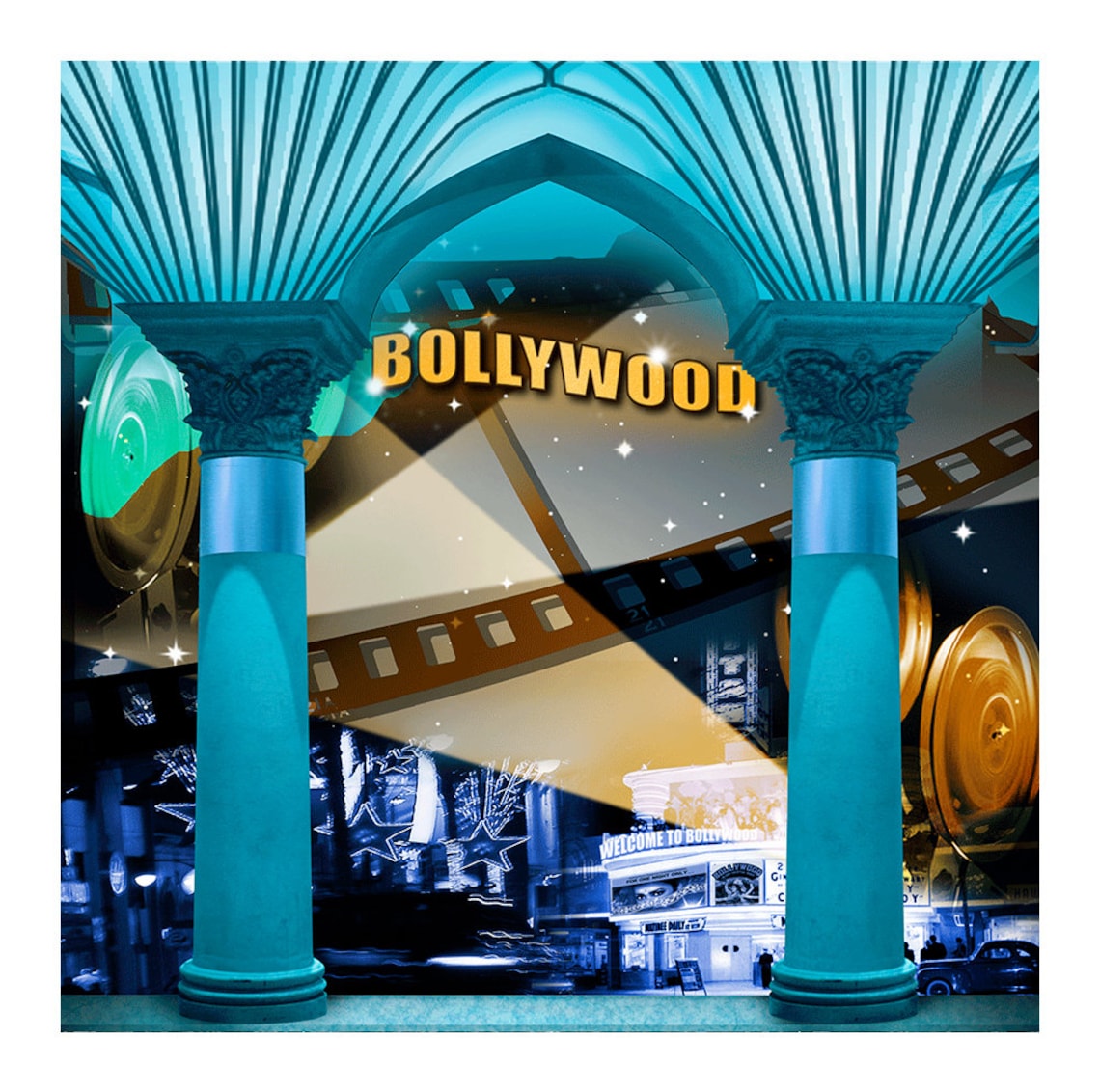 Bollywood Party Backdrop, Indian Wedding Photo Booth - Etsy