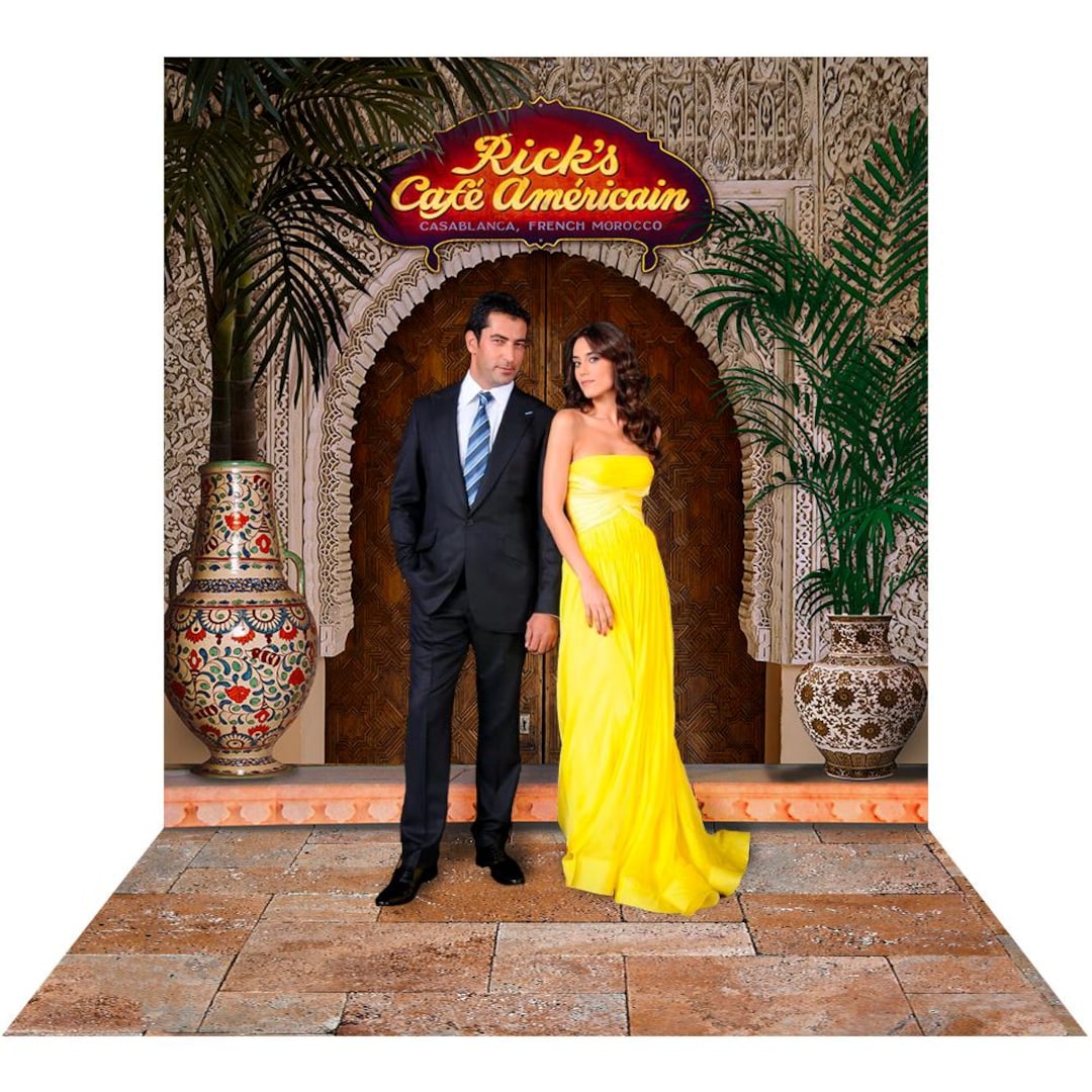 Casablanca Rick's Cafe Backdrop, Prom Party, Moroccan Decor, Photo ...