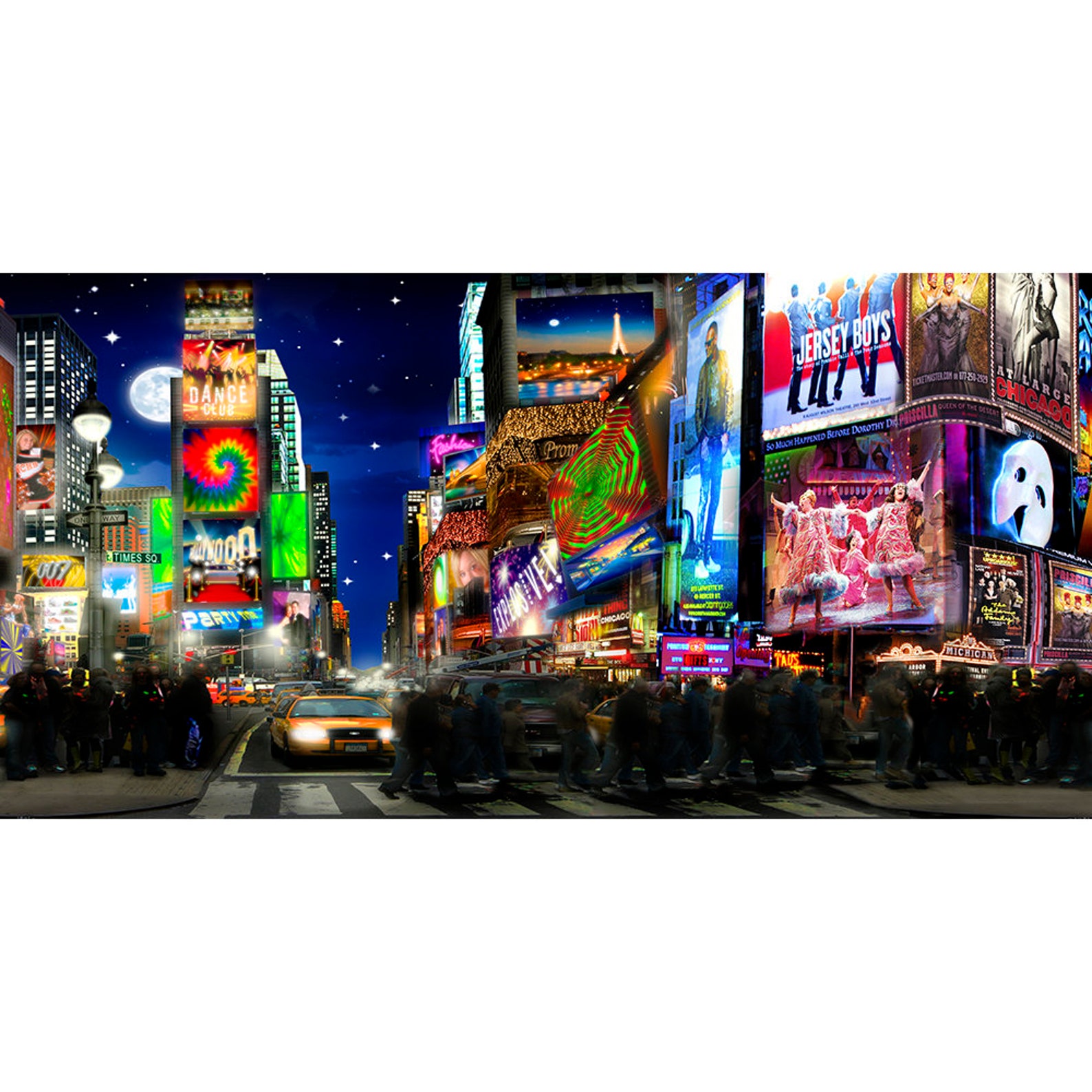 Times Square Broadway Show Backdrop New York City NYC the | Etsy