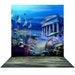 Atlantis Backdrop With Sharks, Sunken Treasure, Under the Sea, a ...
