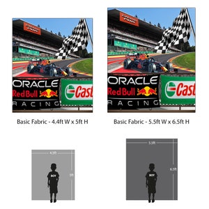 Red Bull Formula 1 Backdrop, Party Decor, Race Car Banner, Auto Racing ...