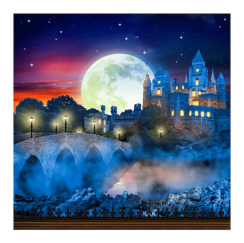 Enchanted Kingdom Castle Backdrop for Cinderella Princess - Etsy