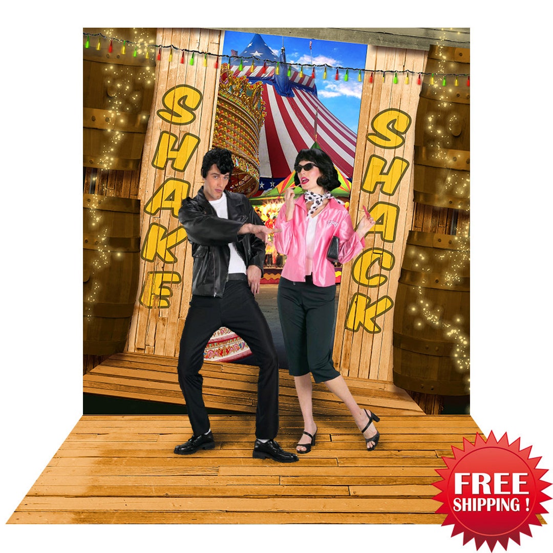 Shake Shack Grease Theme Photo Backdrop, Dance Party Prop - Etsy