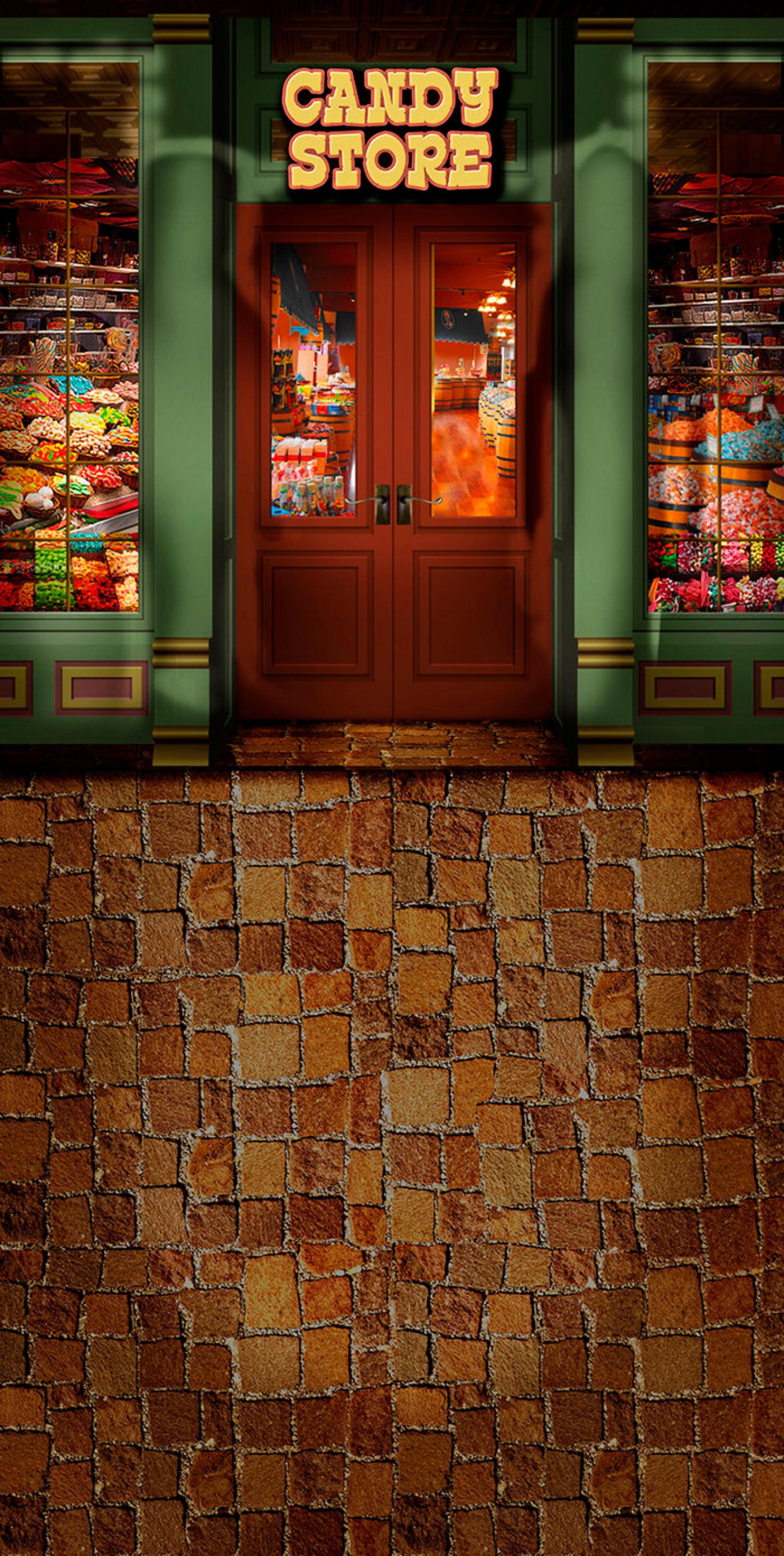 Wonka Candy Store Photo Backdrop Birthday Party Decor Photo | Etsy