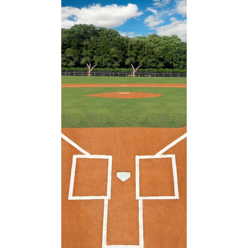 Baseball Team Backdrop Home Team Baseball Game Home Plate | Etsy