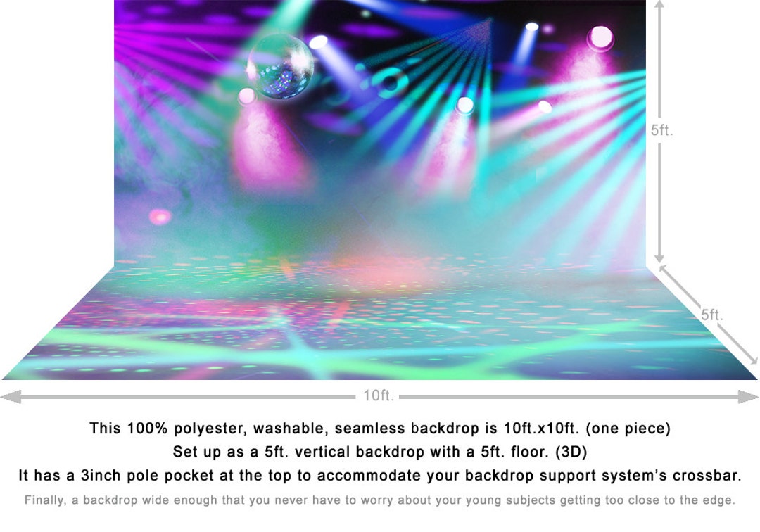 Dance Recital Backdrop - Preschool - Kindergarten - Musical - Stage ...