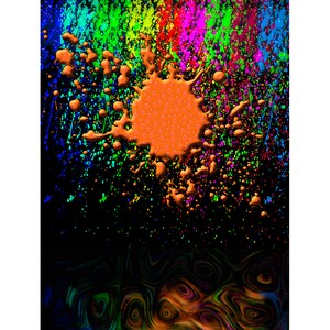 Paintball Backdrop, Birthday Backdrop, Paint Splatter, Party Decor ...