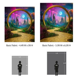 Wicked Backdrop: Emerald City Theatrical Fabric Banner - Etsy