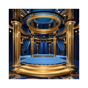 Emmy or Oscar Awards Stage Backdrop, Musical, Play, Competition, School ...