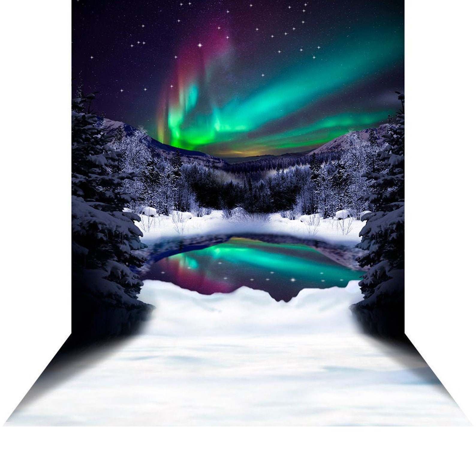 Northern Lights Aurora Borealis Holiday Decorations Photo - Etsy