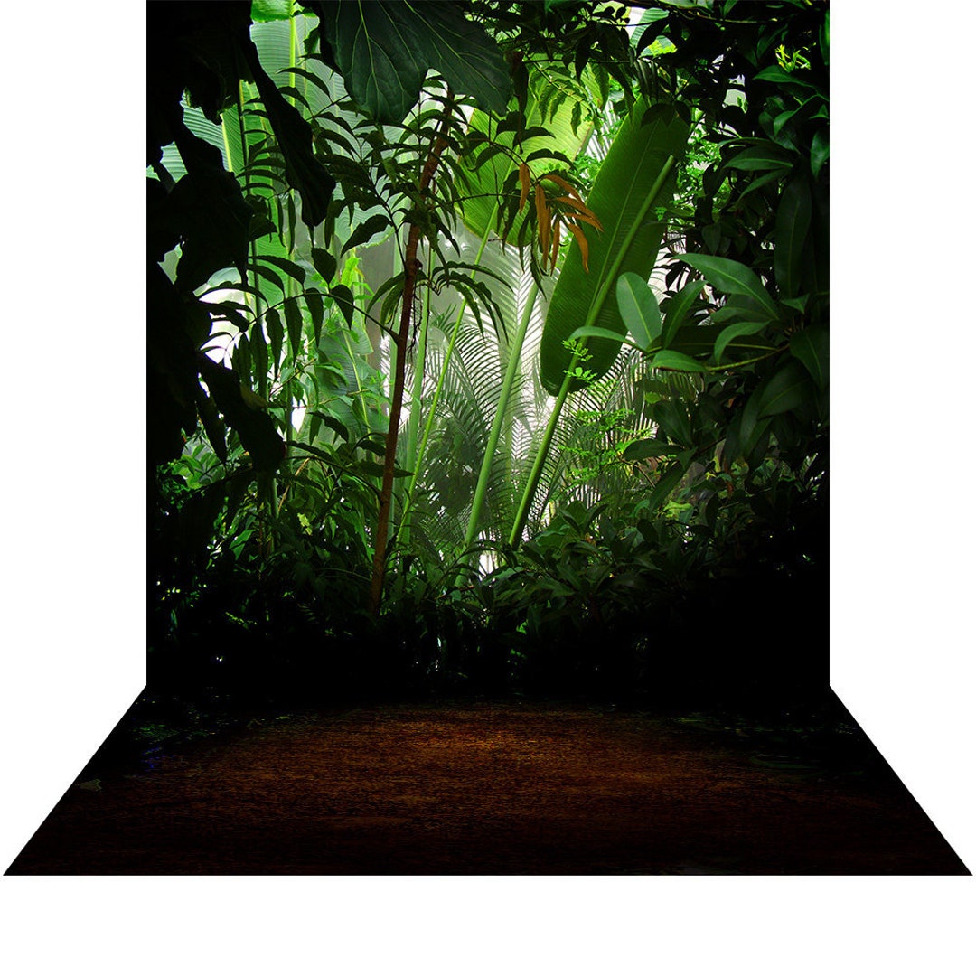 Rain Forest Backdrop - Tarzan Backdrop - Jungle Backdrop - Rain ...