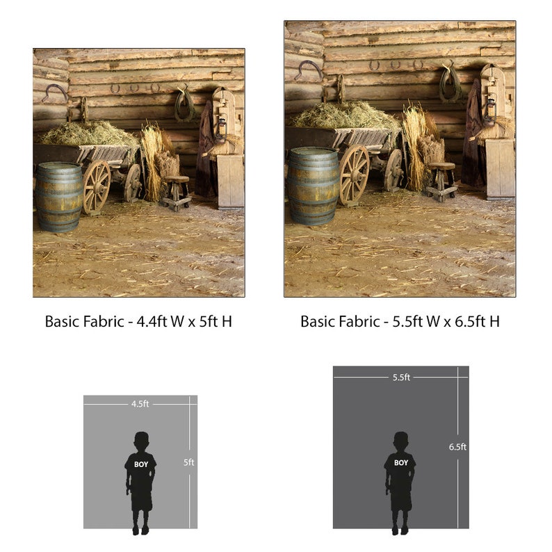 Rustic Barn Country Western Backdrop Harvest Festival Sadie | Etsy