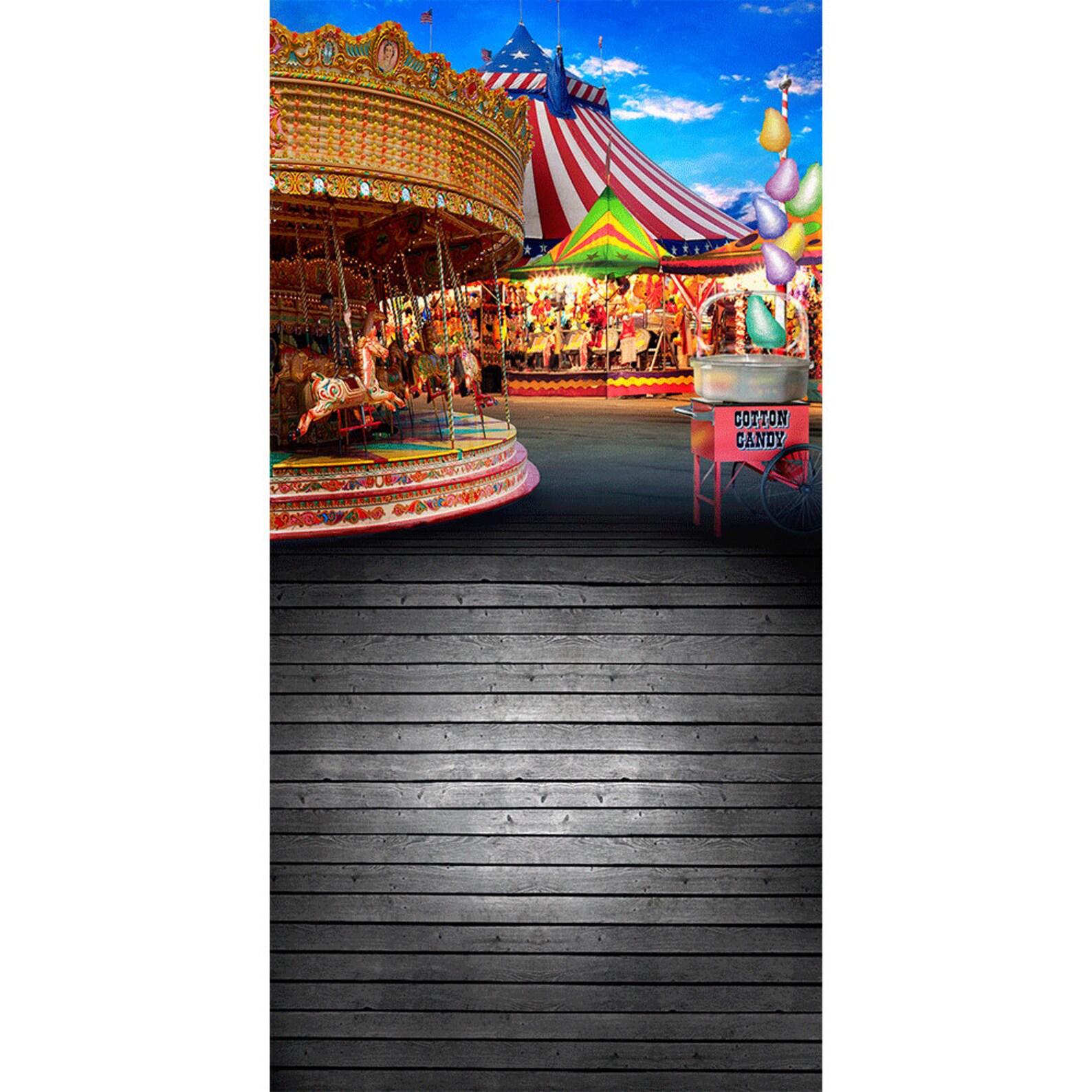 Big Top Backdrop Birthday Photo Backdrop Party Decor - Etsy