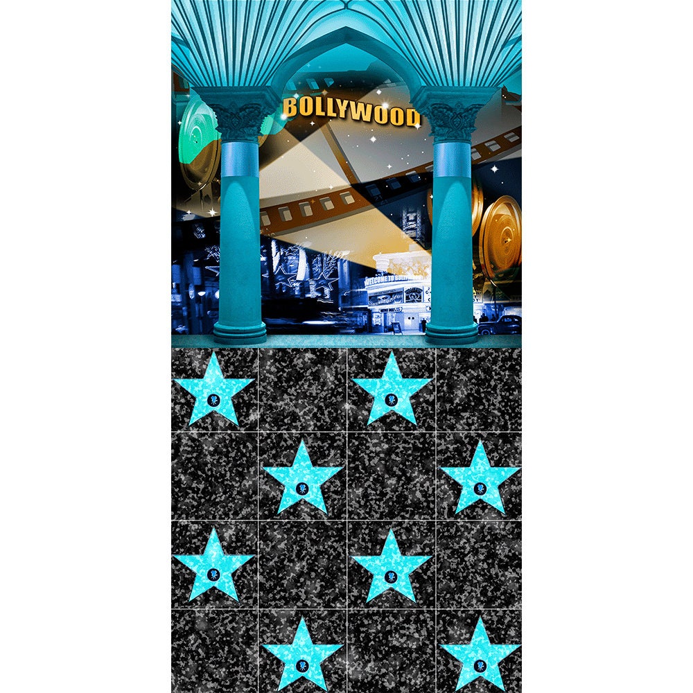 Bollywood Party Backdrop, Photo Booth, Wedding Backdrop, Film, Movie ...