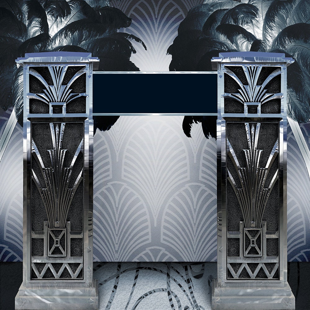 Gatsby Backdrop: Silver Screen 1920s Flapper Prom Photo Prop - Etsy