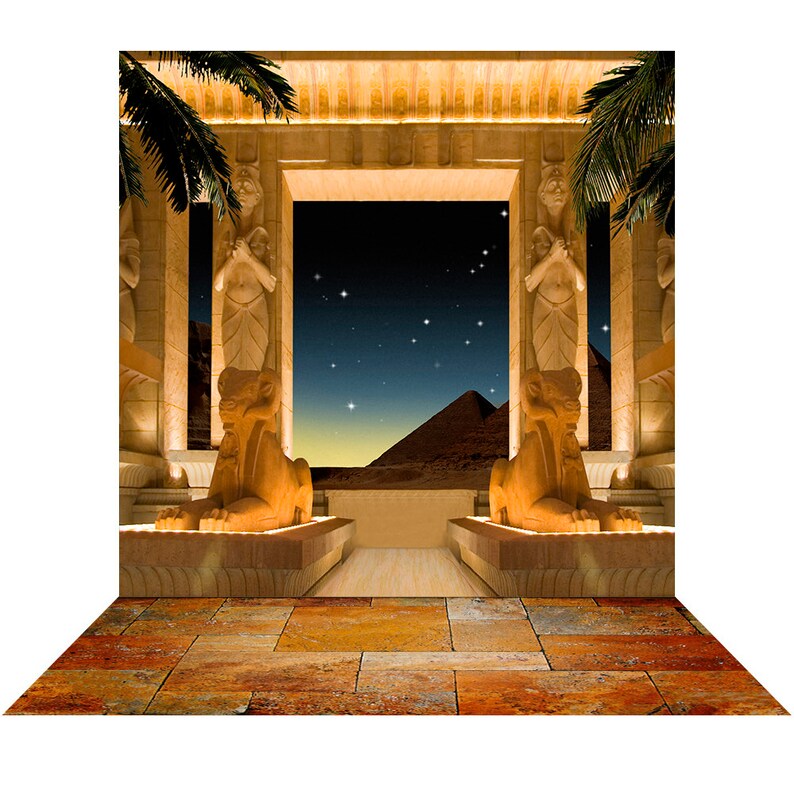 Pharaoh Pyramid Photo Backdrop Party Decorations Egyptian - Etsy