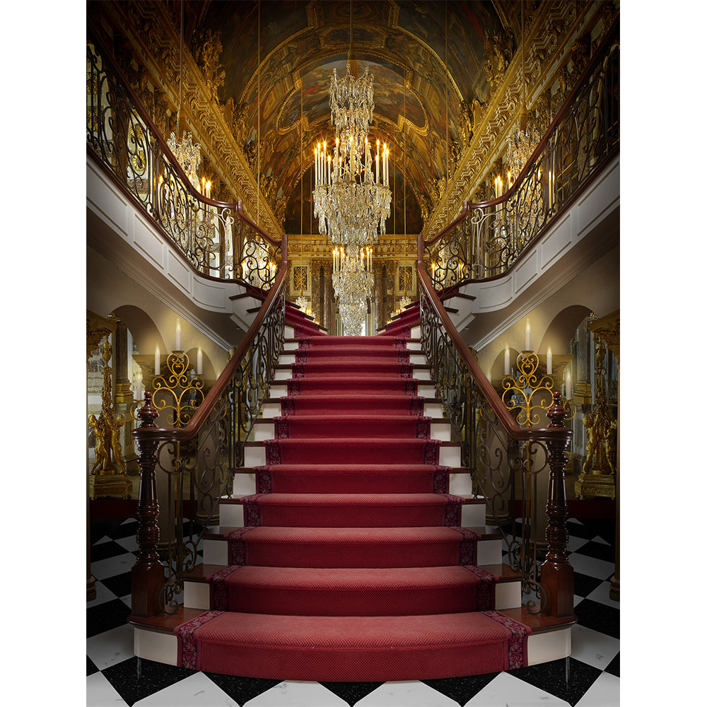 Palace Backdrop Red and Gold Interior Photo Backdrop Prom - Etsy